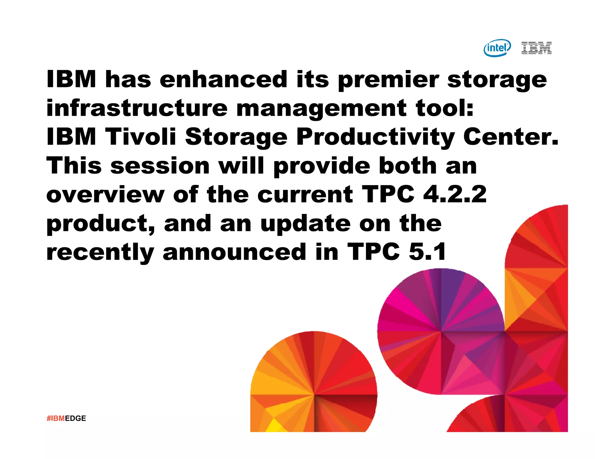 IBM Tivoli Storage Productivit Center overview and update | PDF | Data ...