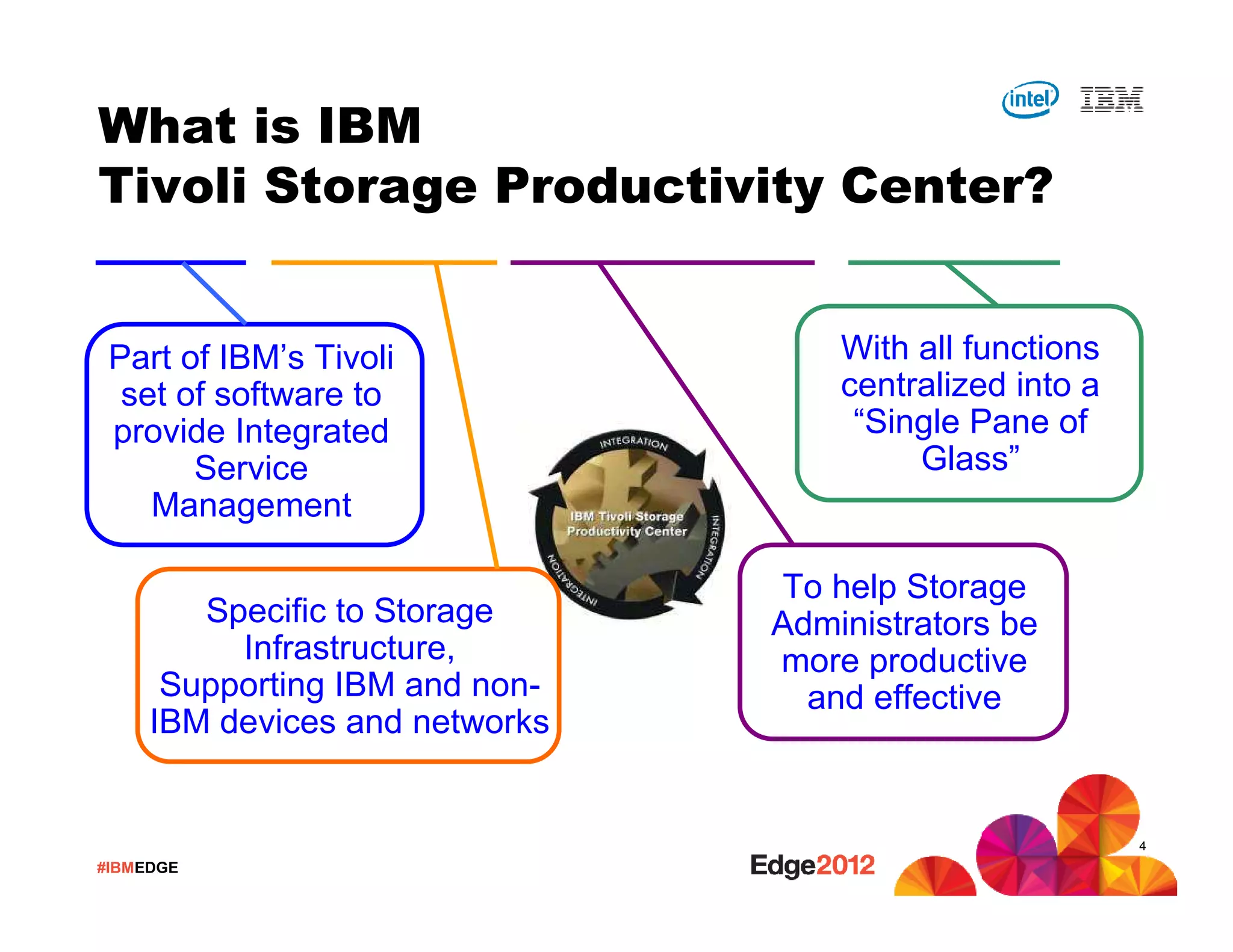IBM Tivoli Storage Productivit Center overview and update | PDF | Data ...