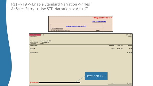 Magical Modules In Tally.Erp9 | Technology & Computing
