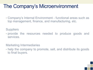 Ss marketing environment | PPT