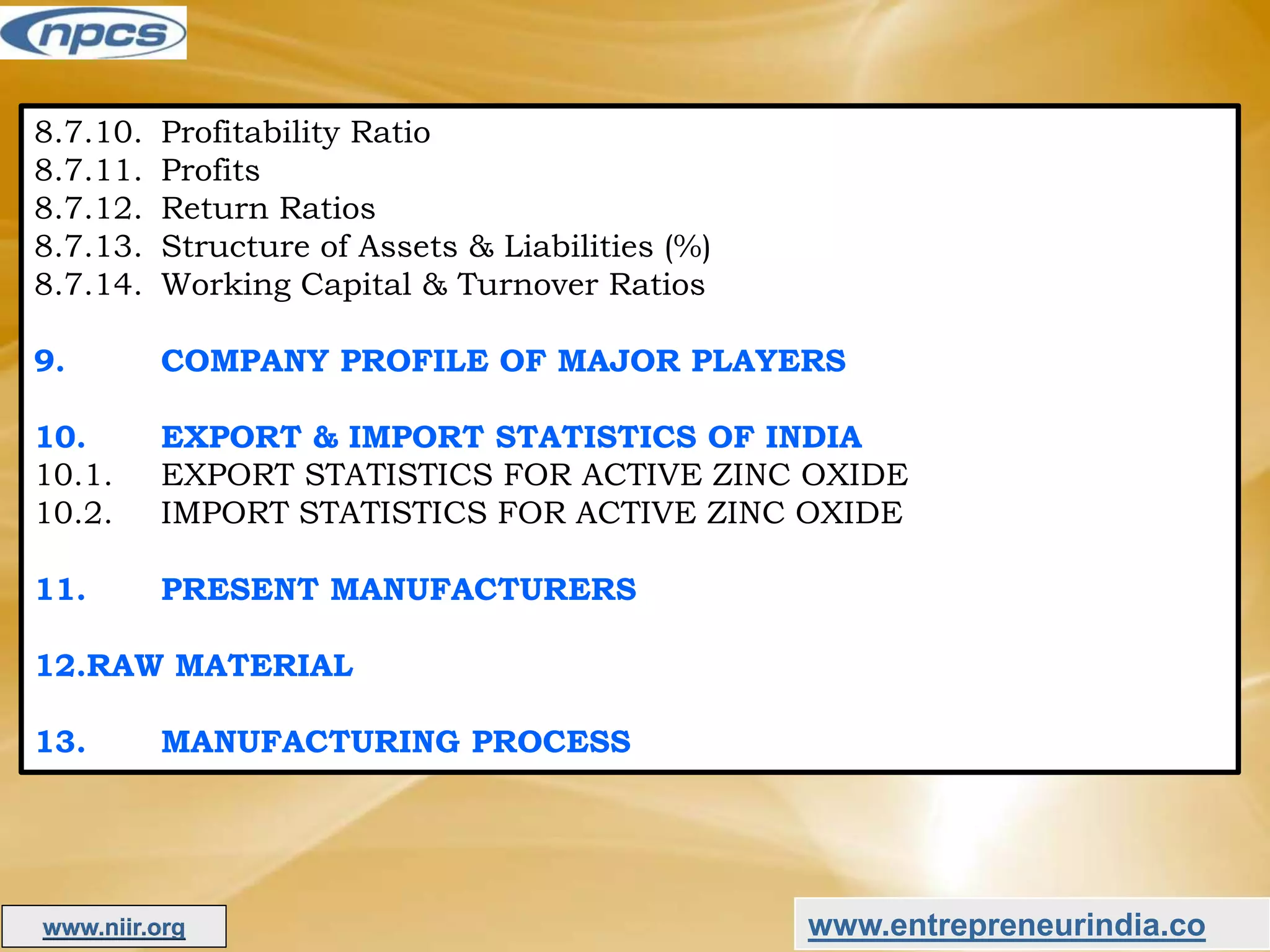 Zinc Recycling and Production. Active Zinc Oxide Production from Zinc ...
