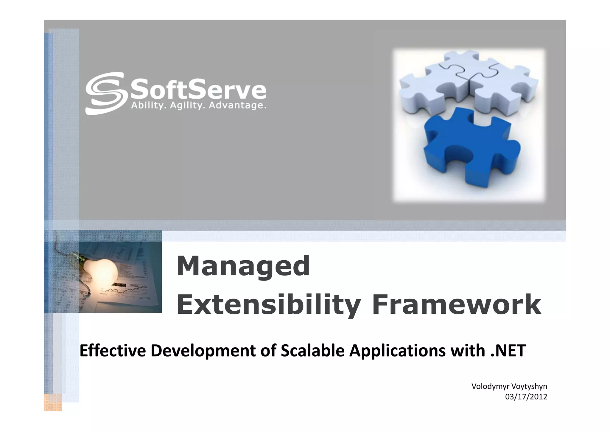 Managed Extensibility Framework | PDF