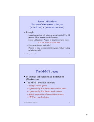 Ssme queueing theory | PDF
