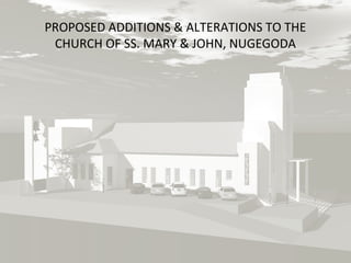 Ss m& j proposed renovations and extension | PPT