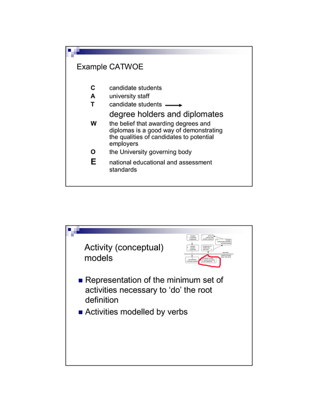 SoftSystemsMethodology lecture1 | PDF | Education