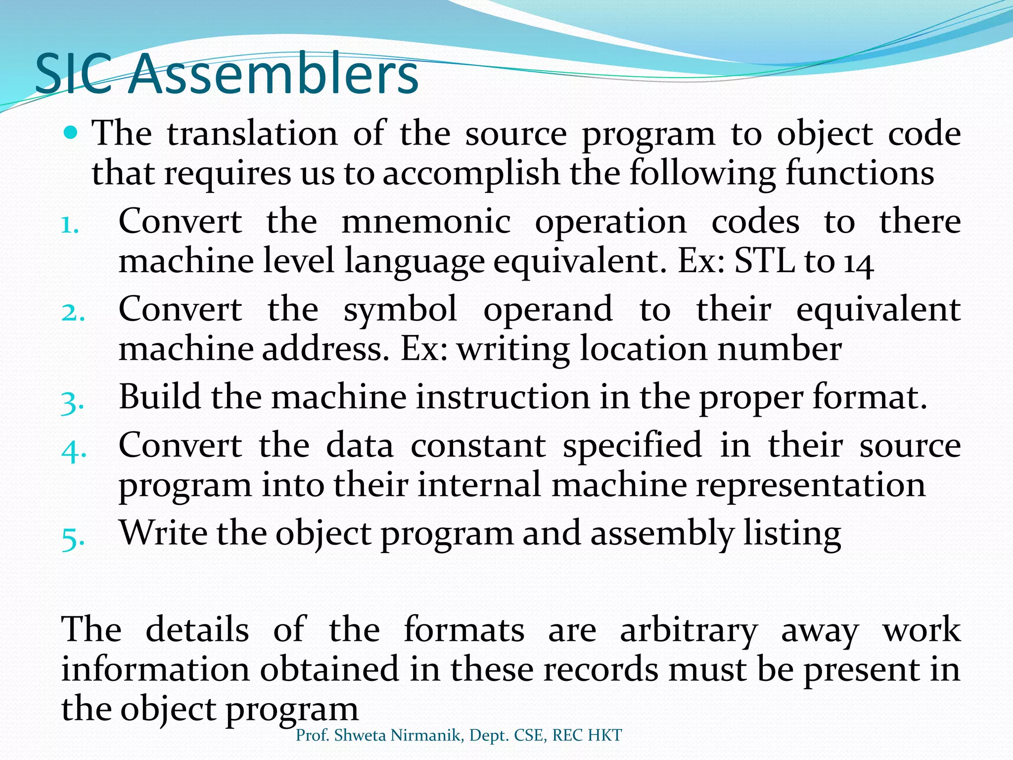 System Software module 1 | PPT