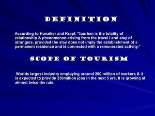 service sector mgmt (tourism) | PPT