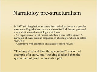 Semiotics, Structuralism & Narratology media cultures2 | PPT