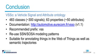 VSSo: the Vehicle Signal and Attribute Ontology | PDF