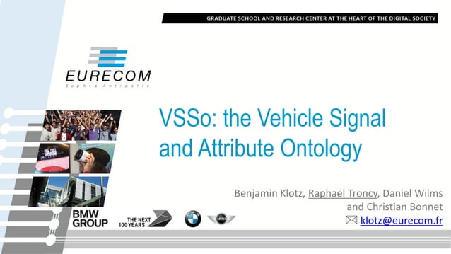 VSSo: the Vehicle Signal and Attribute Ontology | PPT