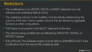Implementing views | PPT