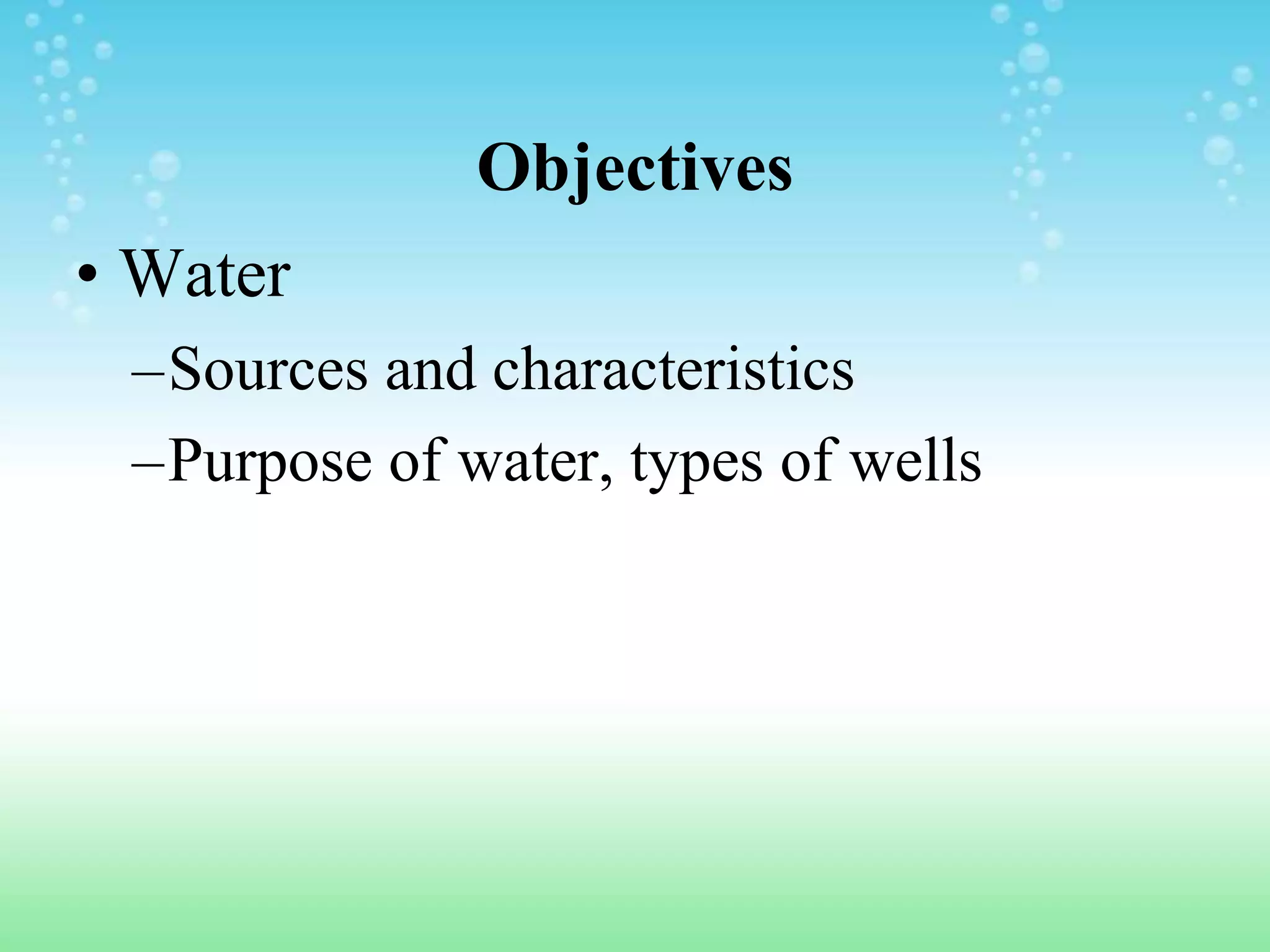 Water | PPTX