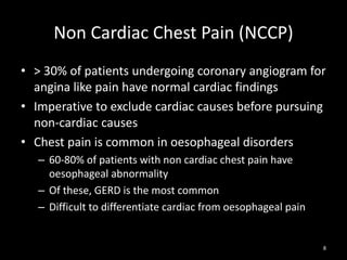 Non Cardiac Chest Pain | PPT