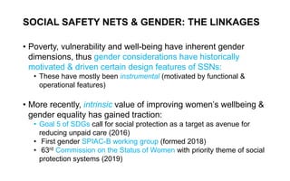 Towards Gender Equality: A critical assessment of evidence on social ...