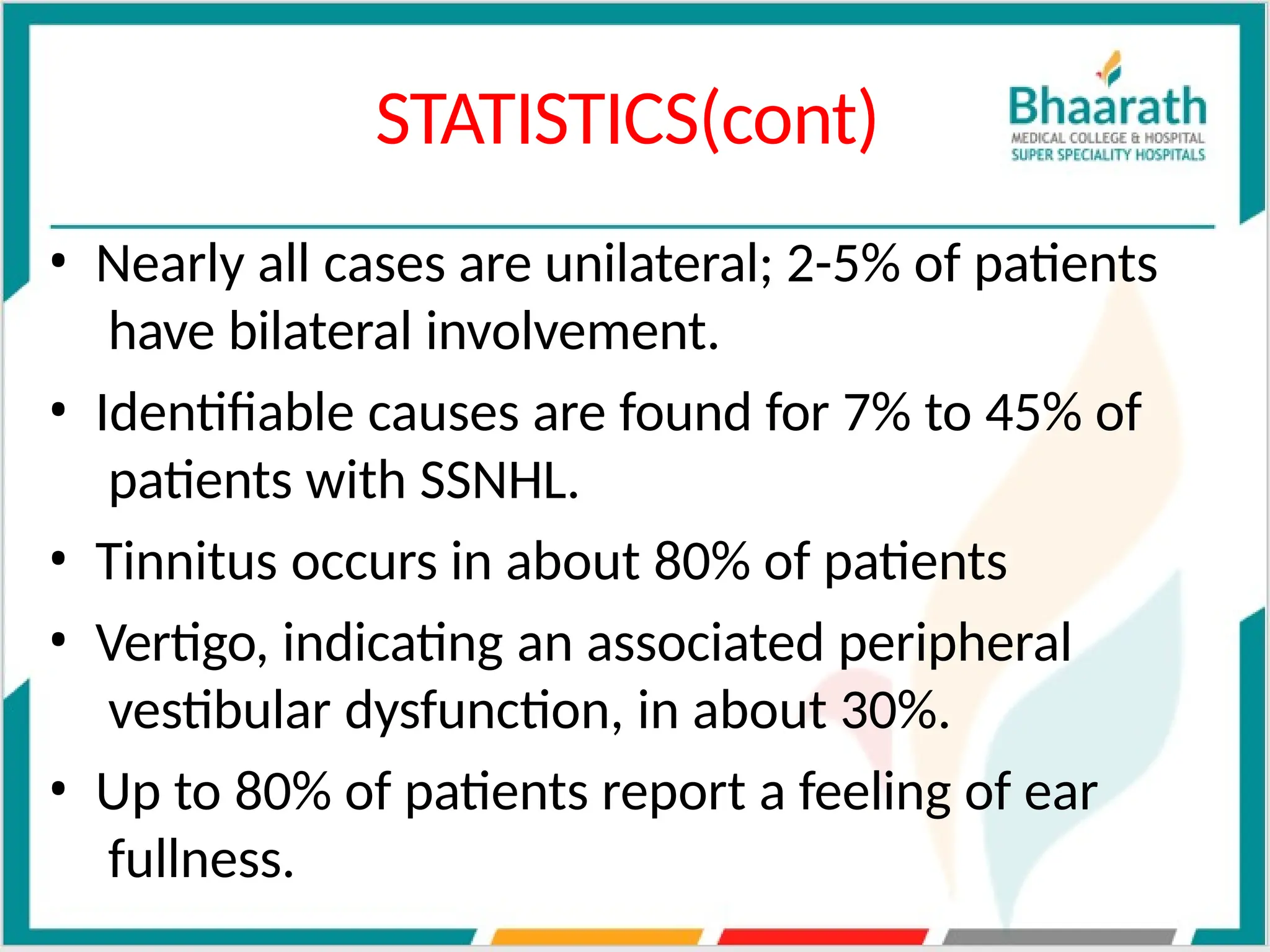 SSNHL.pptx sensory neuronal hearing loss | PPTX