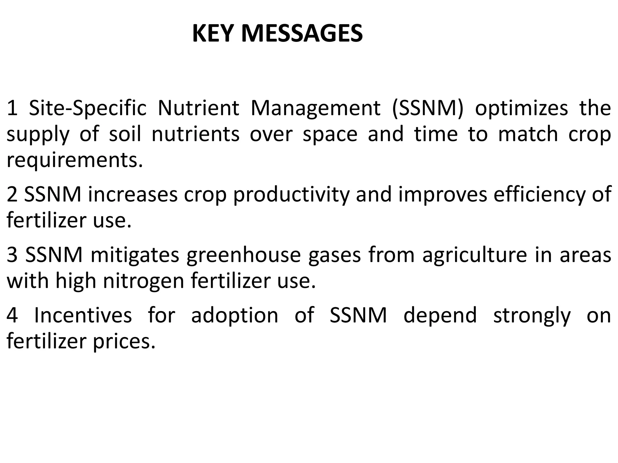 Site specific nutrient management | PPTX