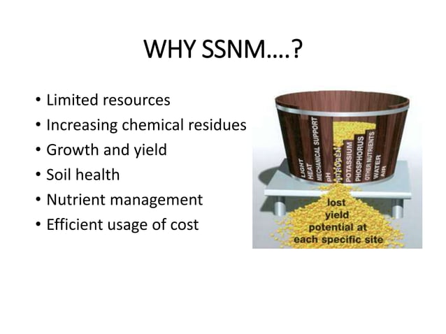 Site specific nutrient management | PPTX | Agriculture | Industries