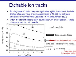 Ssntd ion track technology to nanotechnology | PPT