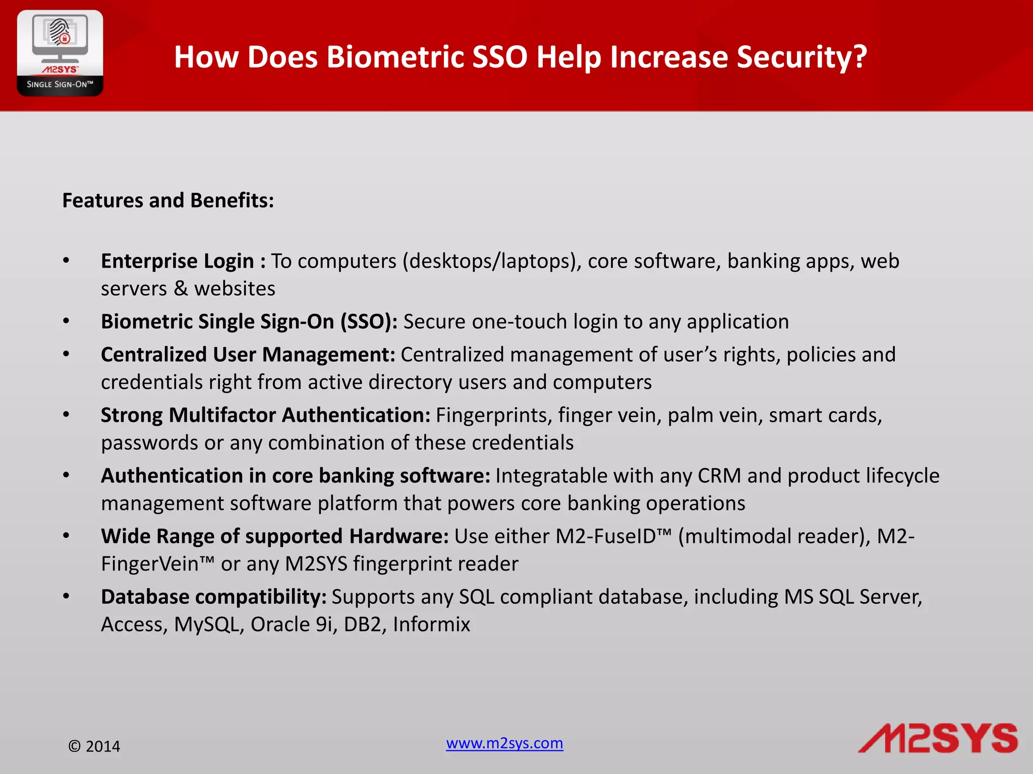 SSO - single sign on solution for banks and financial organizations | PPT