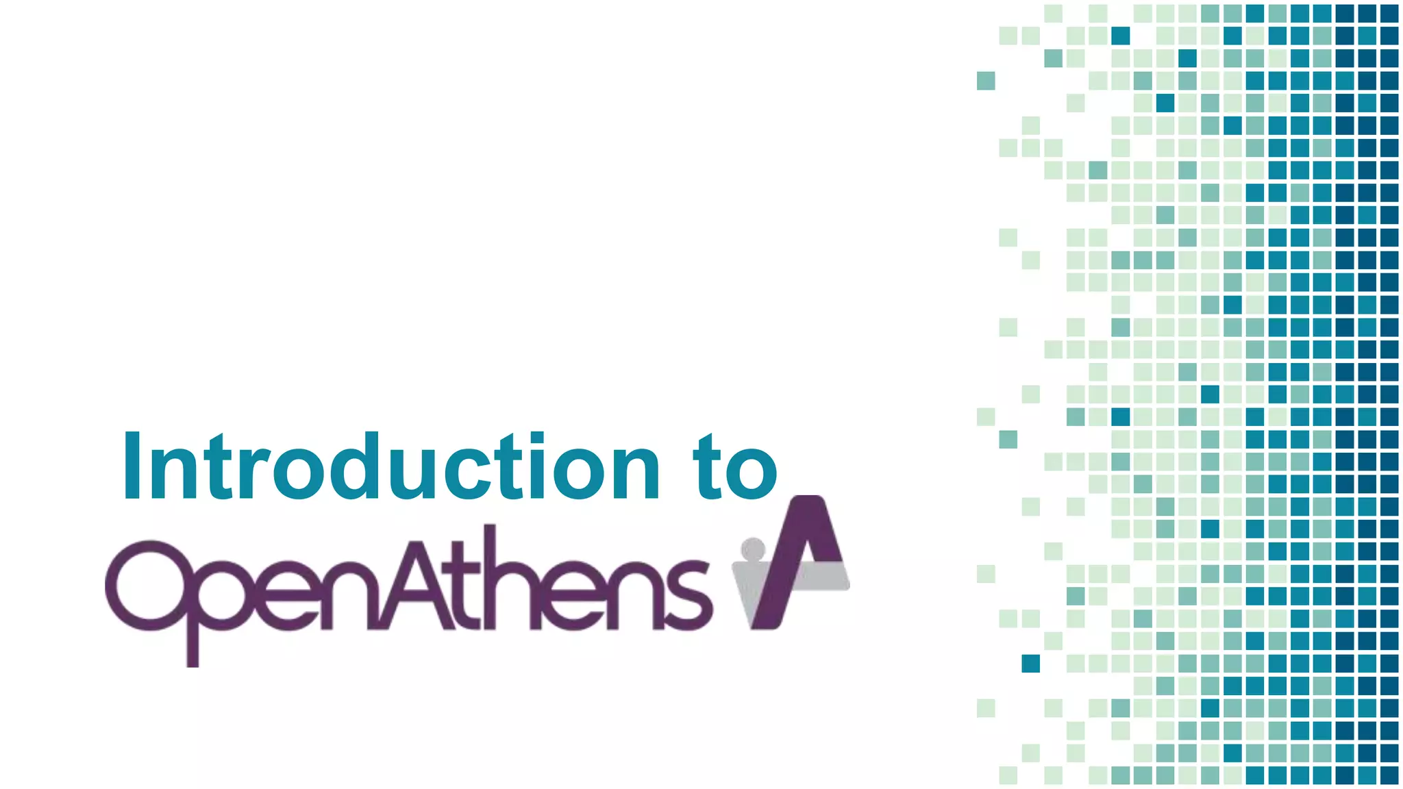 Implementing OpenAthens Single Sign-On Authentication | PPT