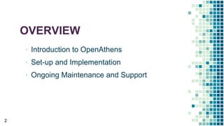 Implementing OpenAthens Single Sign-On Authentication | PPT
