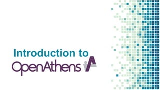 Implementing OpenAthens Single Sign-On Authentication | PPT
