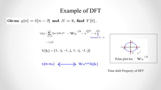 fourier transform of DT signals | PPTX
