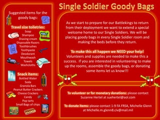 S soldier goodybags | PDF