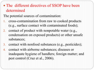 SSOP- SANITATION STANDARD OPERATING PROCEDURES | PPTX