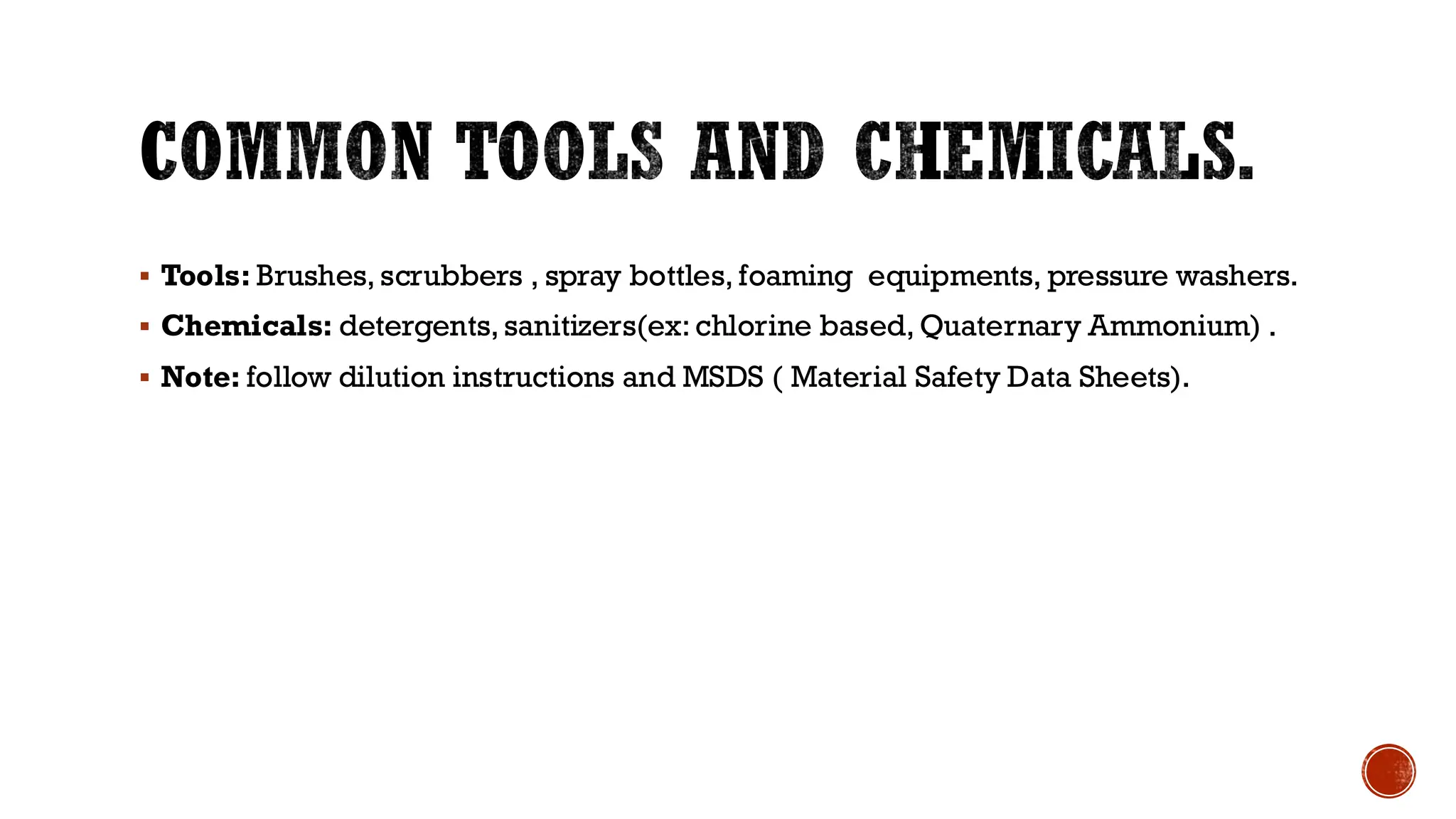 Sanitation standard operating proceduree | PDF