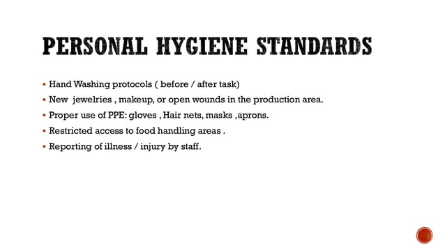 Sanitation standard operating proceduree | PPT