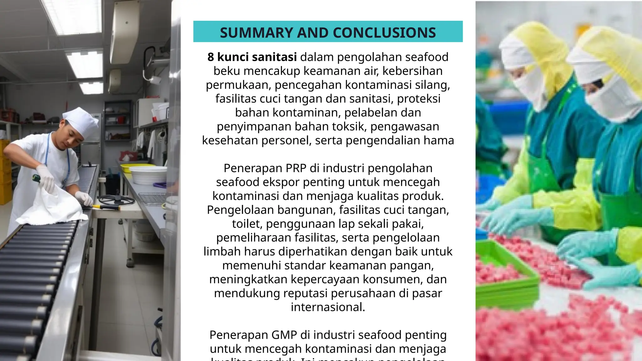 ssop dan gmp untuk belajar mengenai ssop gmp dan prp | PPTX