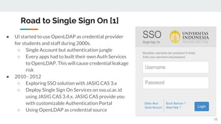 Single Sign On (SSO) Services with Free/Open Source Software | PPT