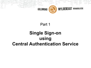 SSO using CAS + two-factor authentication (PyGrunn 2014 talk) | PPT