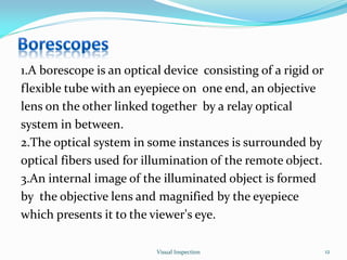 Visual Inspection and its types | PDF