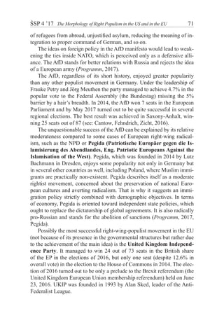 The Morphology of Right Populism in the US and in the EU | PDF | Civic ...