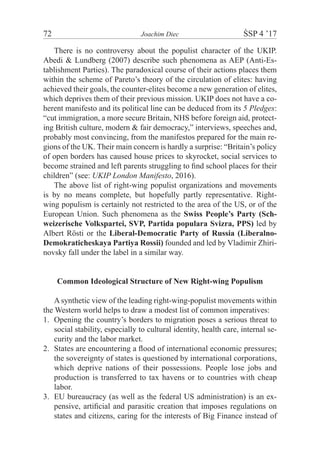 The Morphology of Right Populism in the US and in the EU | PDF