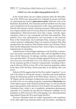 The Morphology of Right Populism in the US and in the EU | PDF | Civic ...