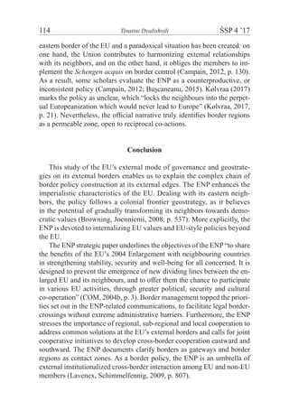 ENP as an External Border Policy: Textual Analysis | PDF