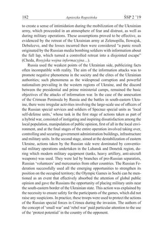Non-military dimension of the hybrid war in Ukraine | PDF