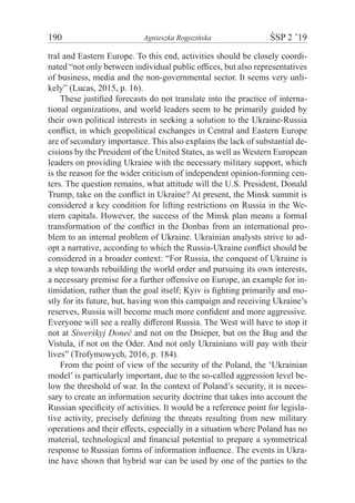 Non-military dimension of the hybrid war in Ukraine | PDF