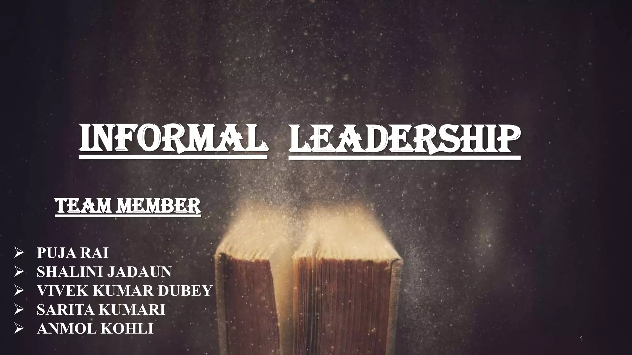 Qualities of Informal Leadership | PPTX
