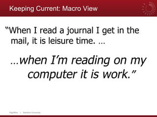 John Sack, HighWire, Research-Communication Studies | PPT