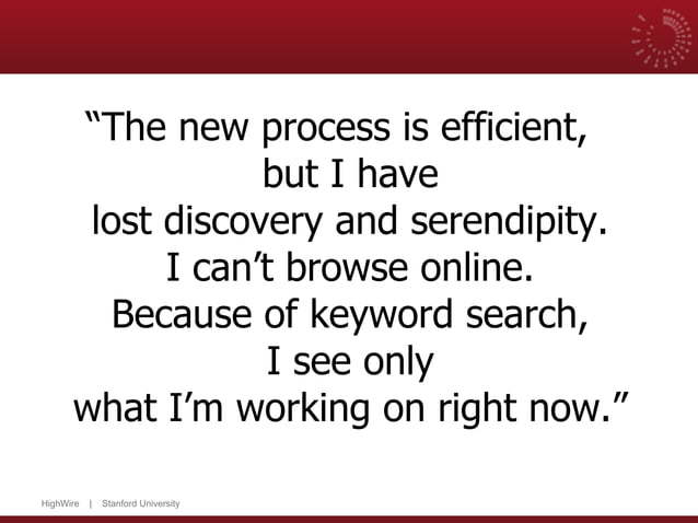 John Sack, HighWire, Research-Communication Studies | PPT