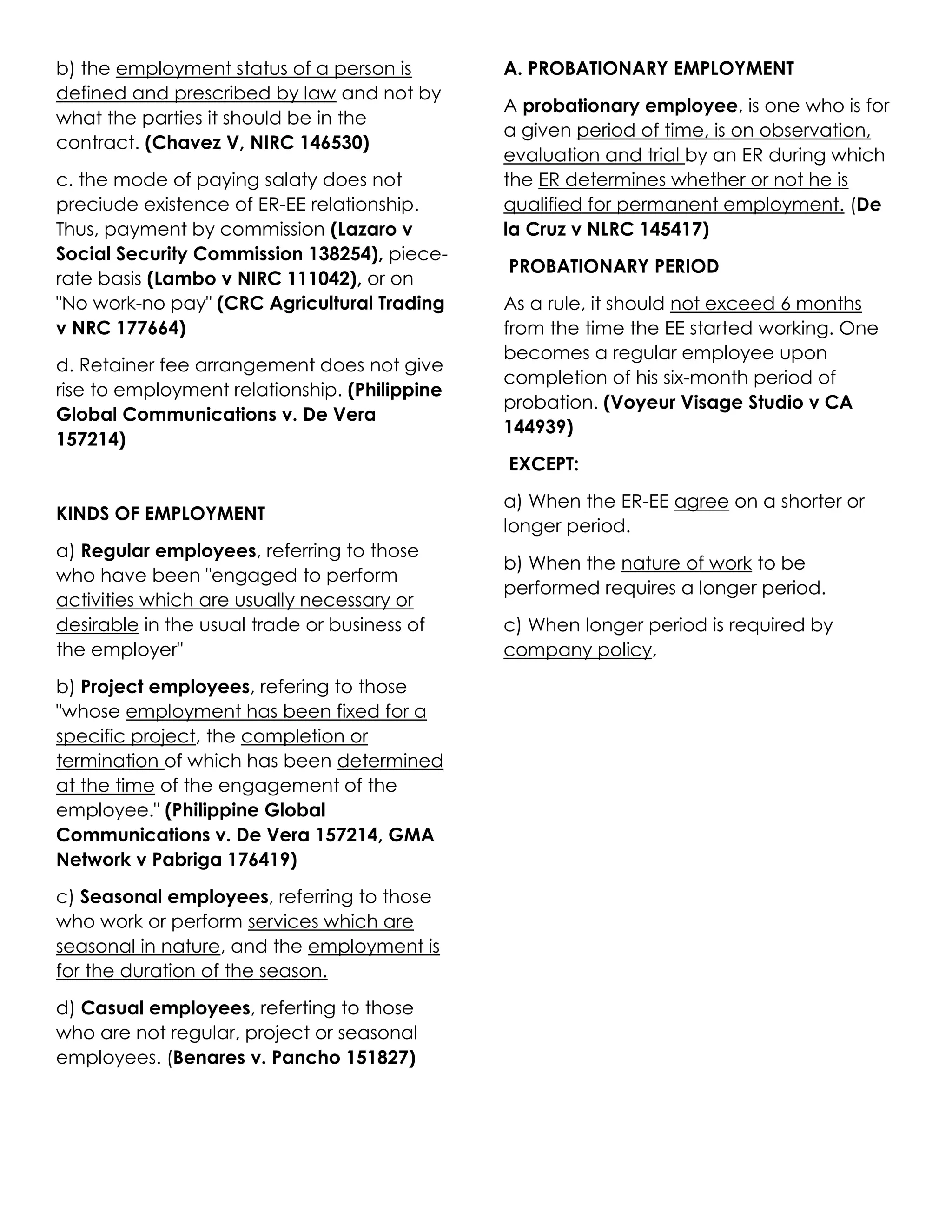 GE SSP - Labor Law Part One - Philippines | PDF