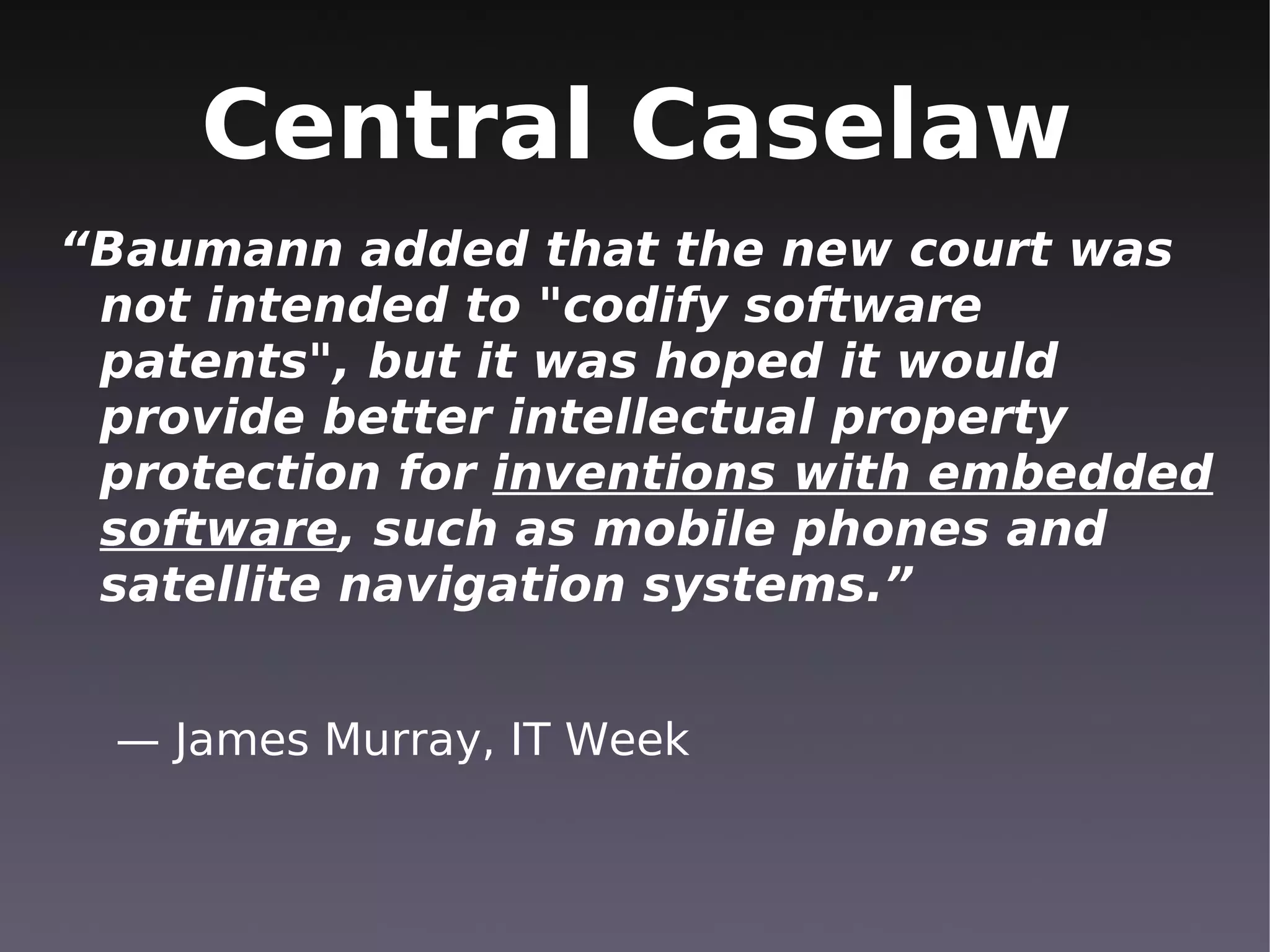 Stop Software Patents 25C3 | PDF