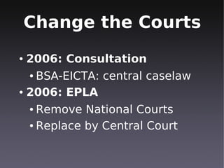 Stop Software Patents 25C3 | PPT