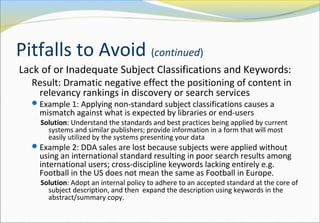 What Publishers Need to Know About Web Scale Discovery | PPT