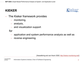 Graph-Based Performance Analysis at System- and Application-Level [SSP 2020] | PPT