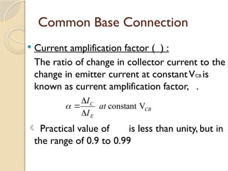 Transistor and its type and applications | PPTX